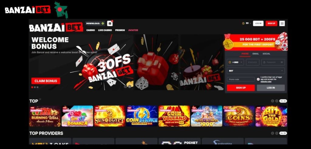 Banzaibet Bangladesh casino: visit official website to get welcome bonus